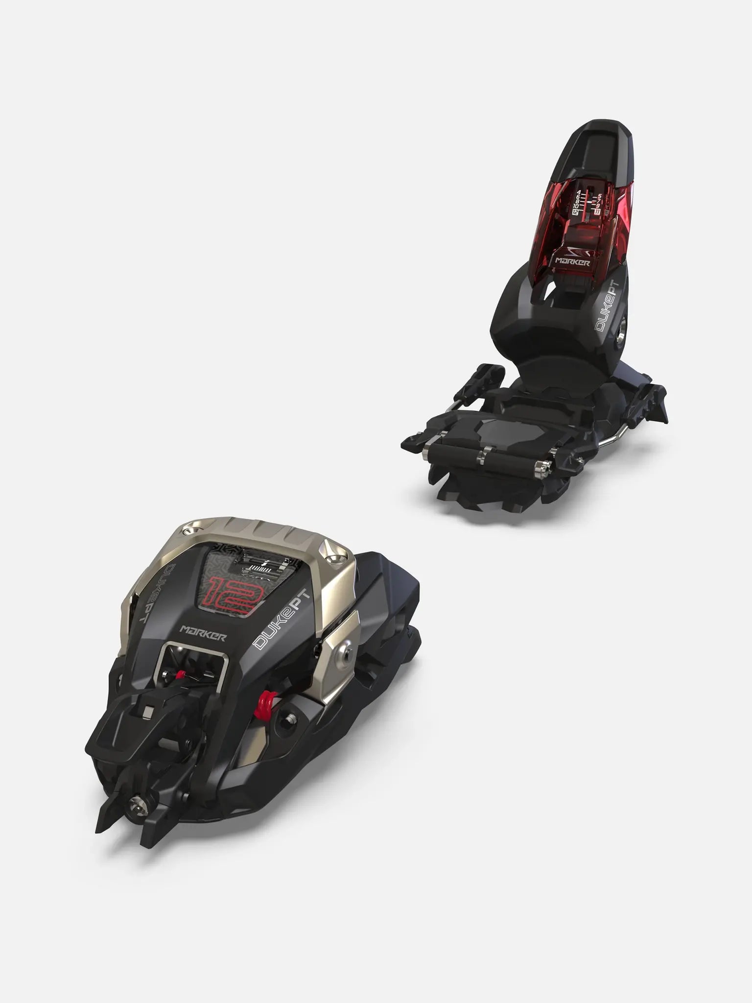 Marker Duke PT 12 Black/Red – Ski West